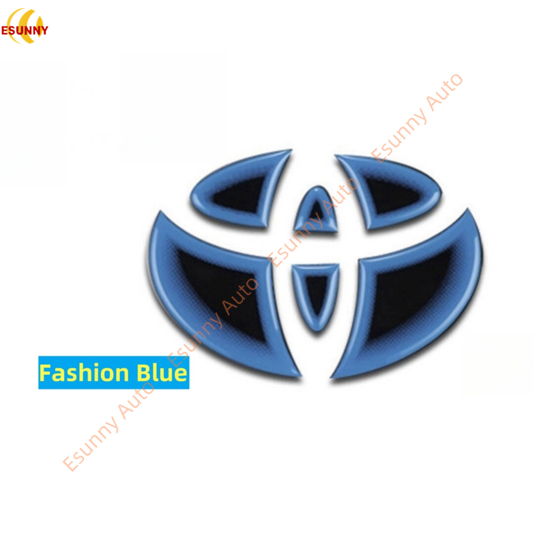 Toyota Emblem Badge Sticker Decal Set for Front, Rear, and Steering ...