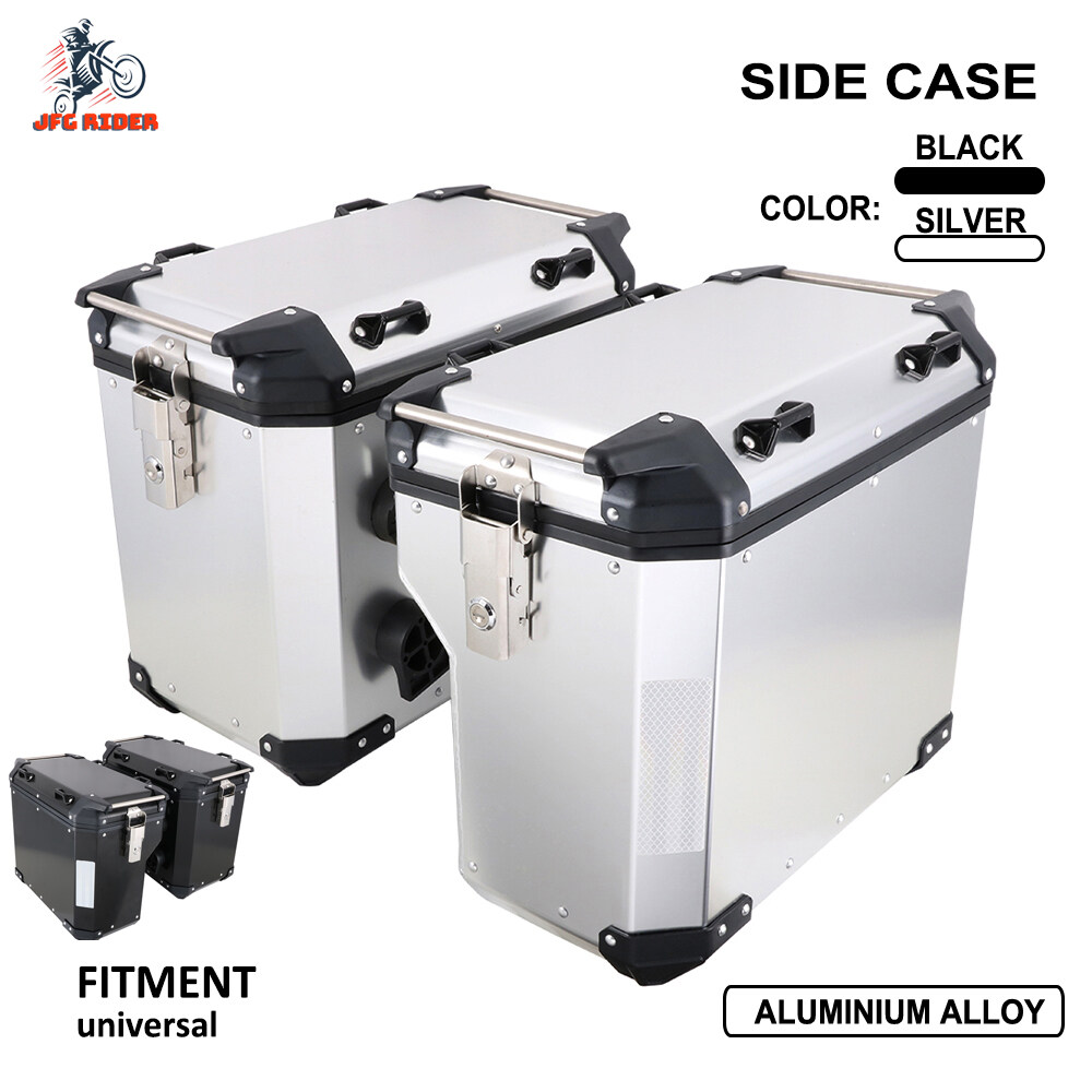 JFG Rider Motorcycle 2pcs alloy tail SYC-36RS Side box Aluminum alloy ...