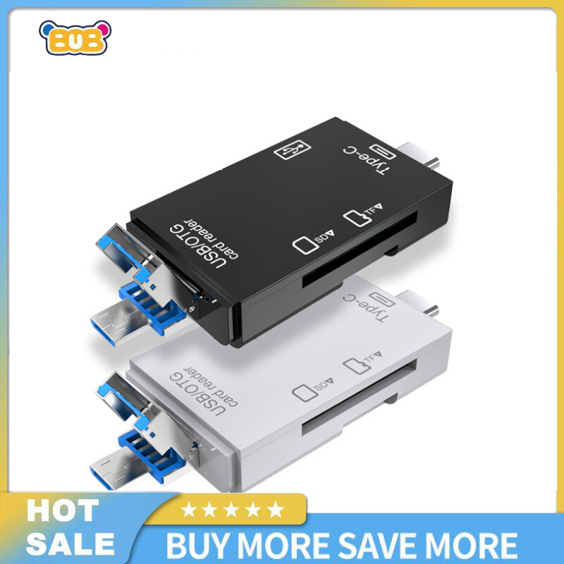 Tf Sd Card Reader การ์ดหน่วยความจำแบบพกพา Usb2.0 Type C อะแดปเตอร์เครื่องอ่านการ์ดมัลติฟังก์ชั่น ...