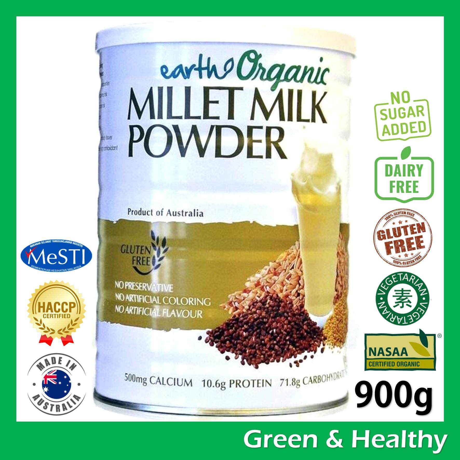 Earth Organic Millet Milk Powder 有机小米奶 900g | Lazada