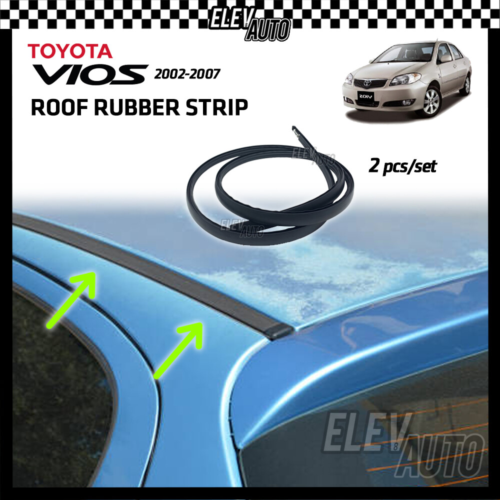 Toyota Vios Roof Rubber Strip Seal Strip Weatherstrip Moulding Trim ...