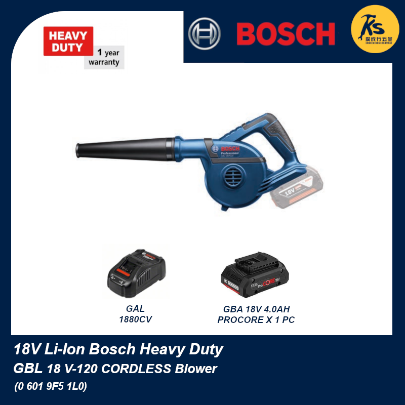 BOSCH 18V Cordless Blower GBL 18V-120 Professional ( 0 601 9F5 1L0 ...