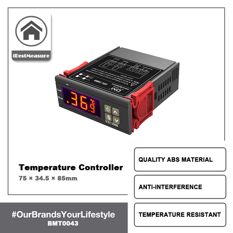 iBestMeasure STC-1000 STC 1000 LED Digital Thermostat for Incubator ...