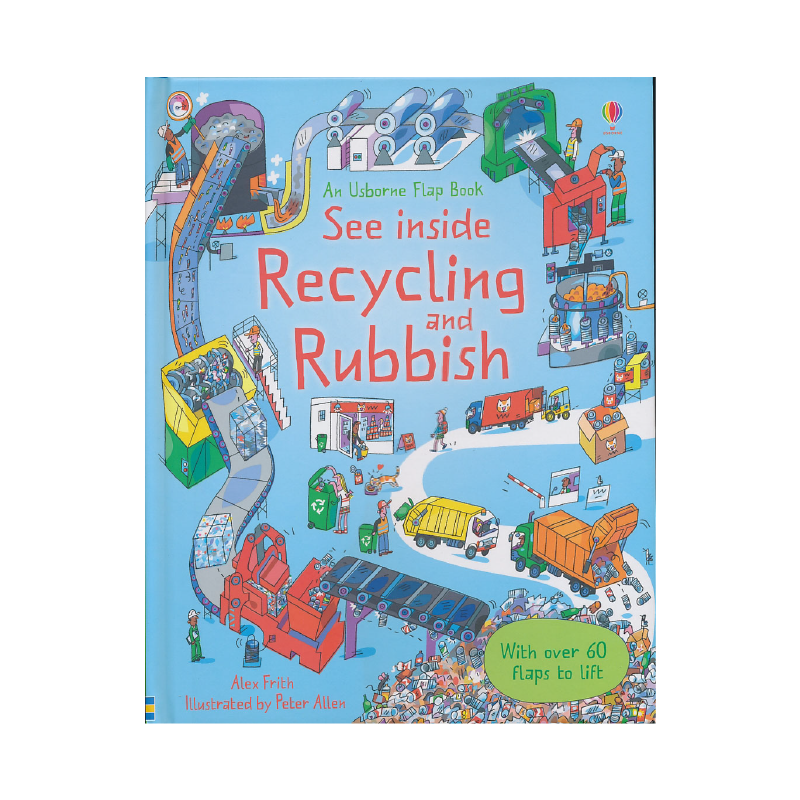 Usborne see inside recycling and garbage look inside and turn over ...