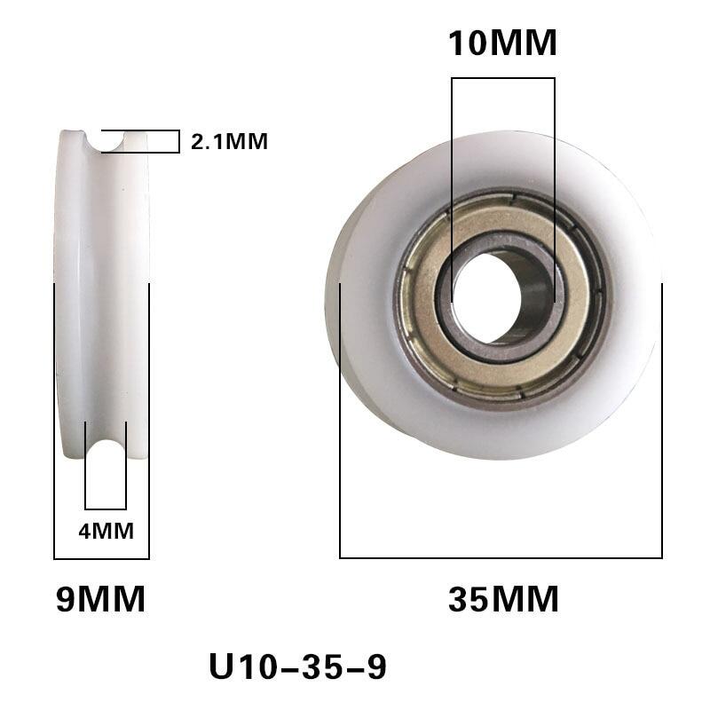 Groove 608 Package Bea POM Ruer Tire Rolling Wheel U Bea Doors And ...