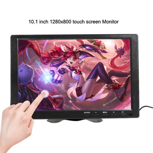 10.1 Inch Small Touch Screen Computer Portable Monitor Pc VGA HDMI Lcd ...