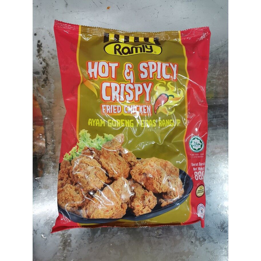 Ramly Hot & Spicy Crispy Fried Chicken 800g/ Ramly Ayam Goreng Pedas ...