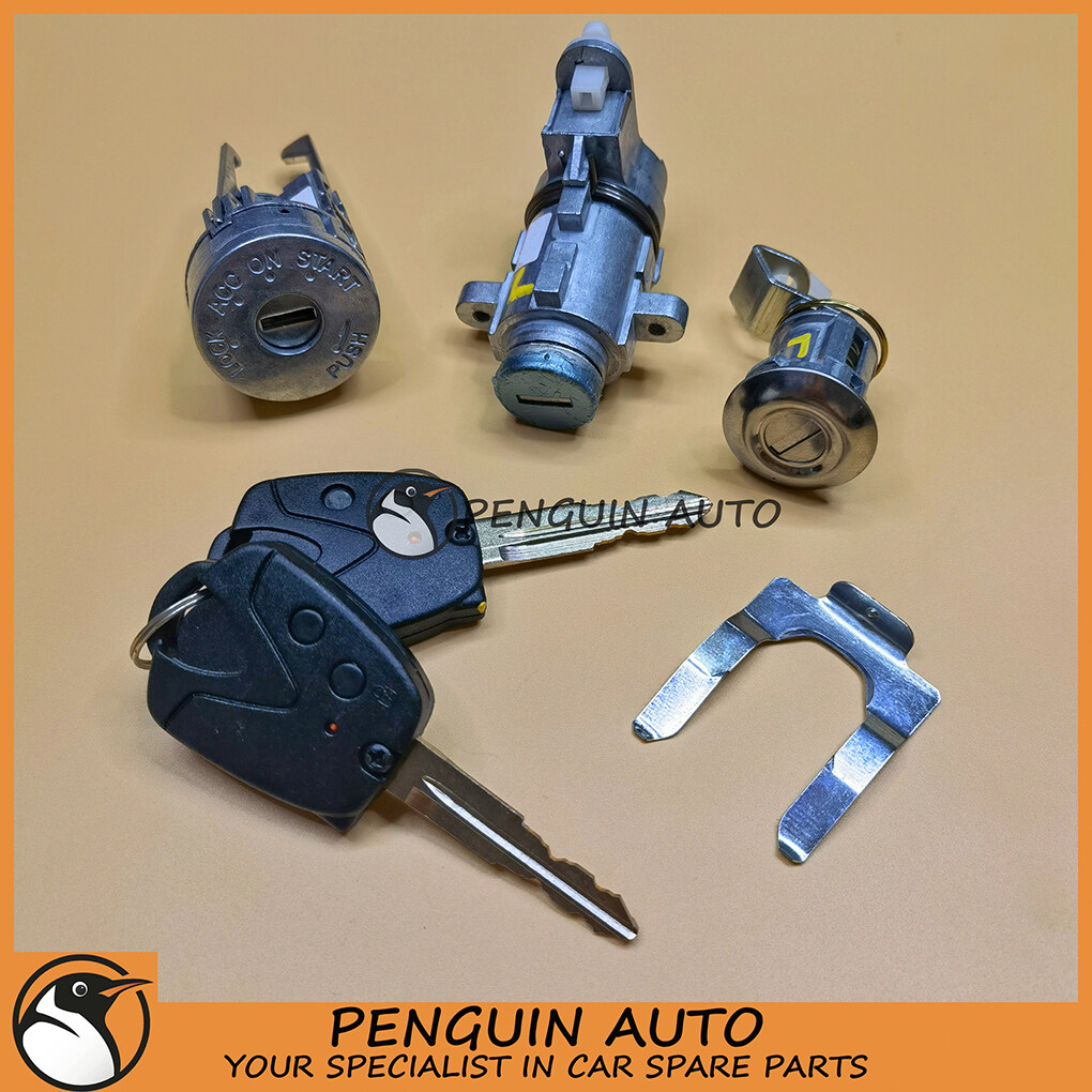 PROTON PERSONA IGNITION STARTER KEY & DOOR KEY LOCK FULL SET | Lazada