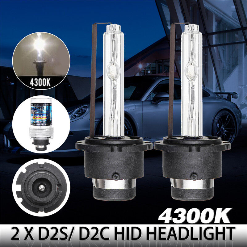 (35W) D2S/D2C 2Pcs รถ Xenon เปลี่ยนหลอดไฟไฟหน้า HID หลอดไฟโคมไฟ DC9V-16V 4300K 5000K 6000K 8000K ...
