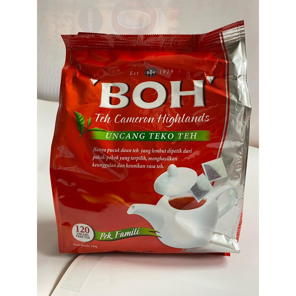 BOH Uncang Teko Teh 40's/80's/120's (Tea potbags) | Lazada