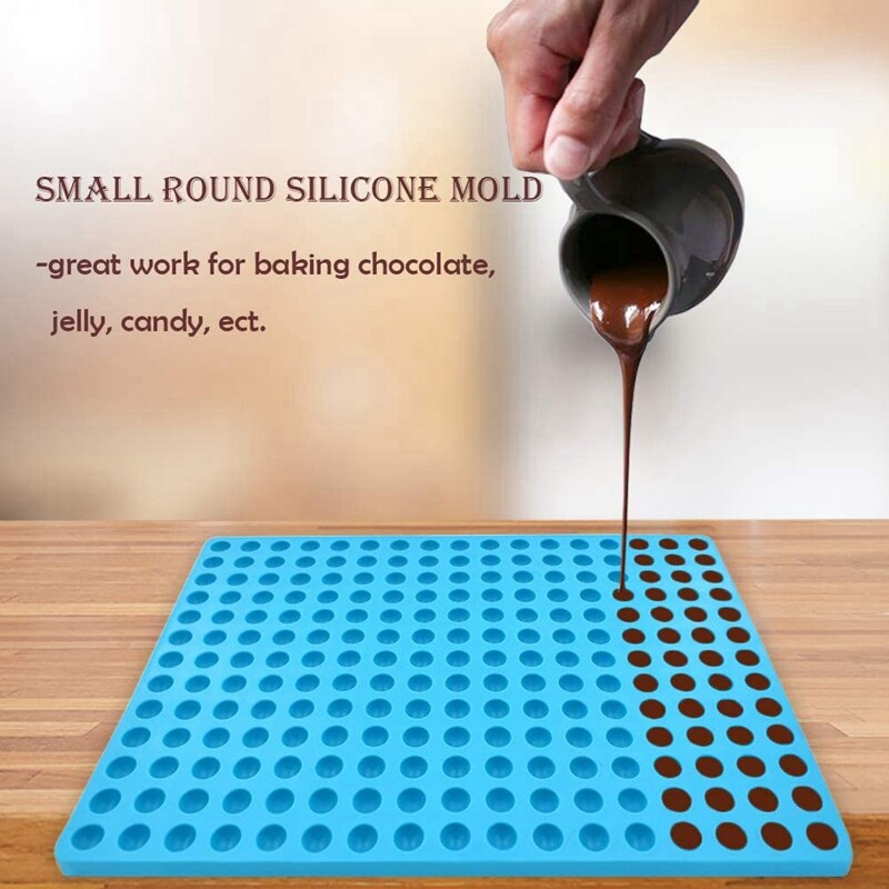Cavity Small Round Silicone Chocolate Drops Mold,Semi Sphere Gummy ...