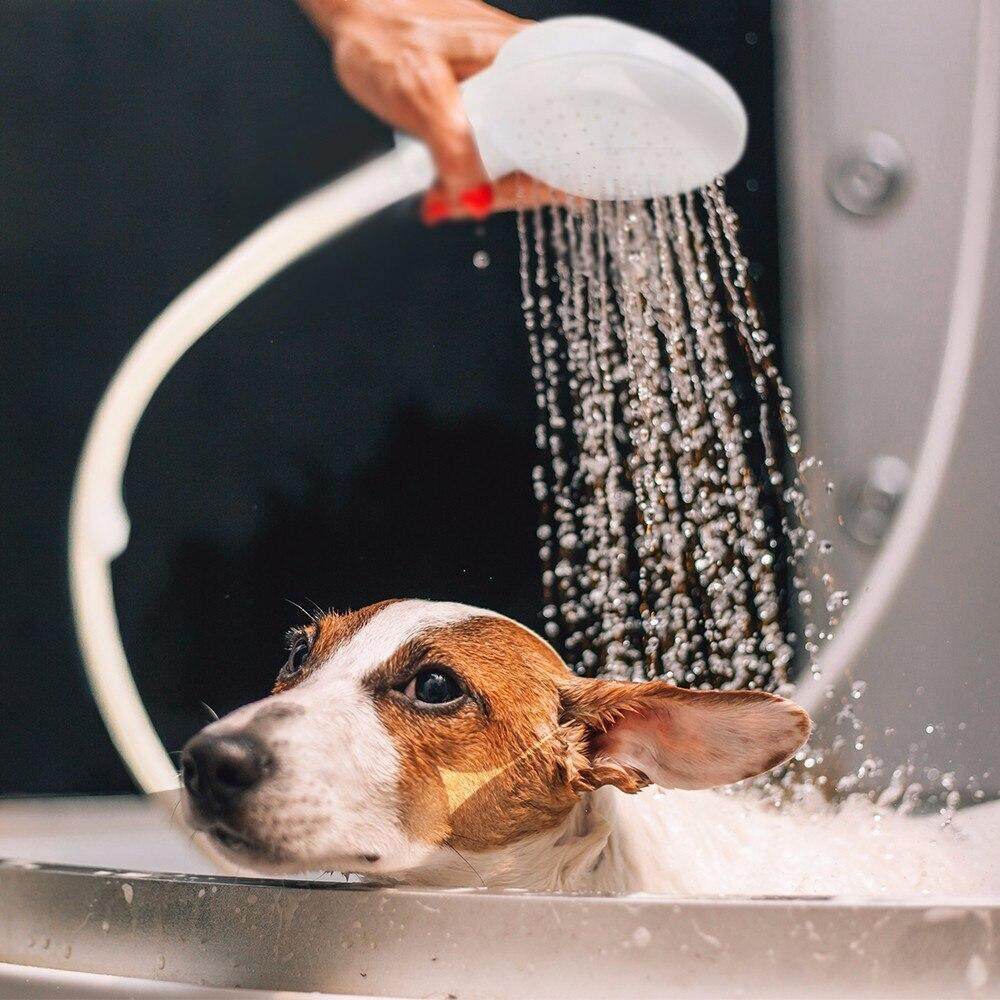 New Pet Dog Cat Shower Head Multi-functional Tap Faucet Spray Drains ...