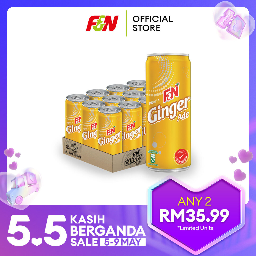 F&N Ginger Ade 325ML X 12 | Lazada