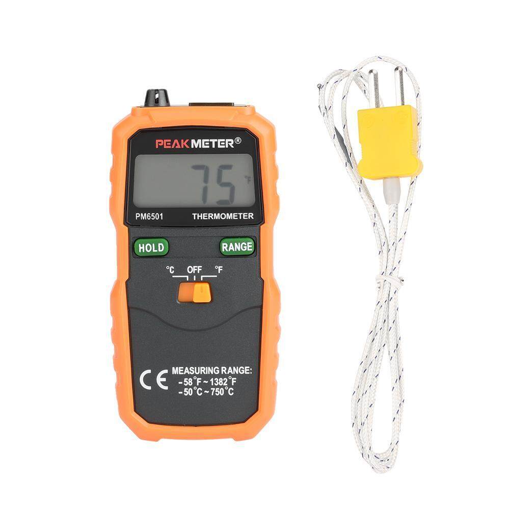 Peakmeter pm6501 K ประเภทเครื่องวัดอุณหภูมิอุณหภูมิดิจิตอลจอแอลซีดีเครื่องมือทดสอบ - Eleganthome ...