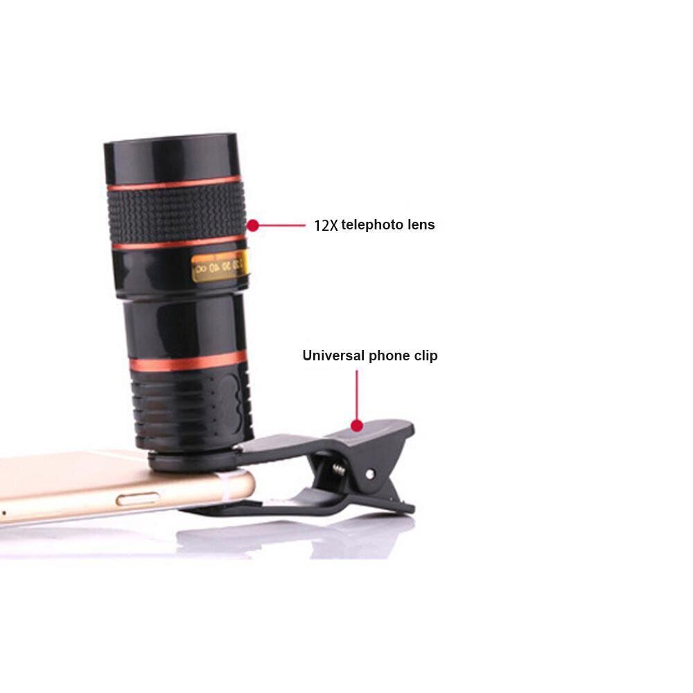 Universal 8x 12x Mobile Phone for Camera Smartphone Lens HD Telescope ...