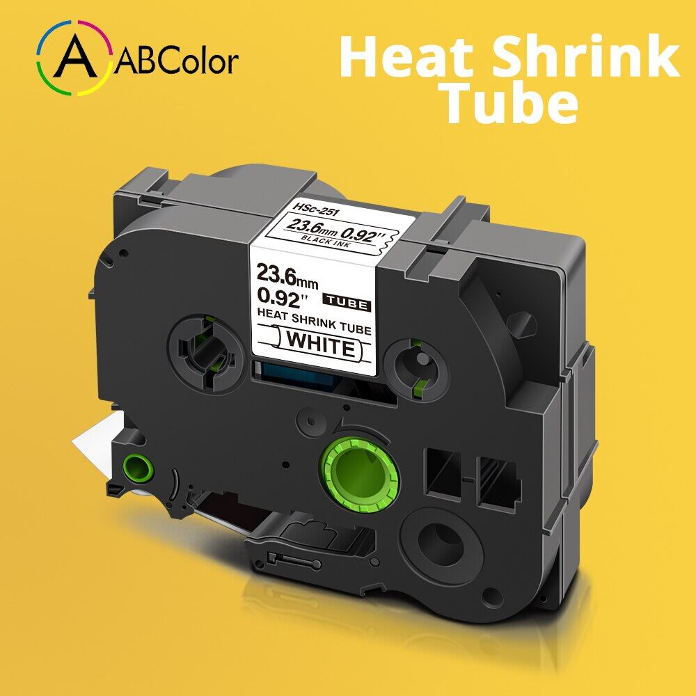 24mm HSe 251 Heat Shrink Label For Brother hse 251 Label Tape HSe 251 ...