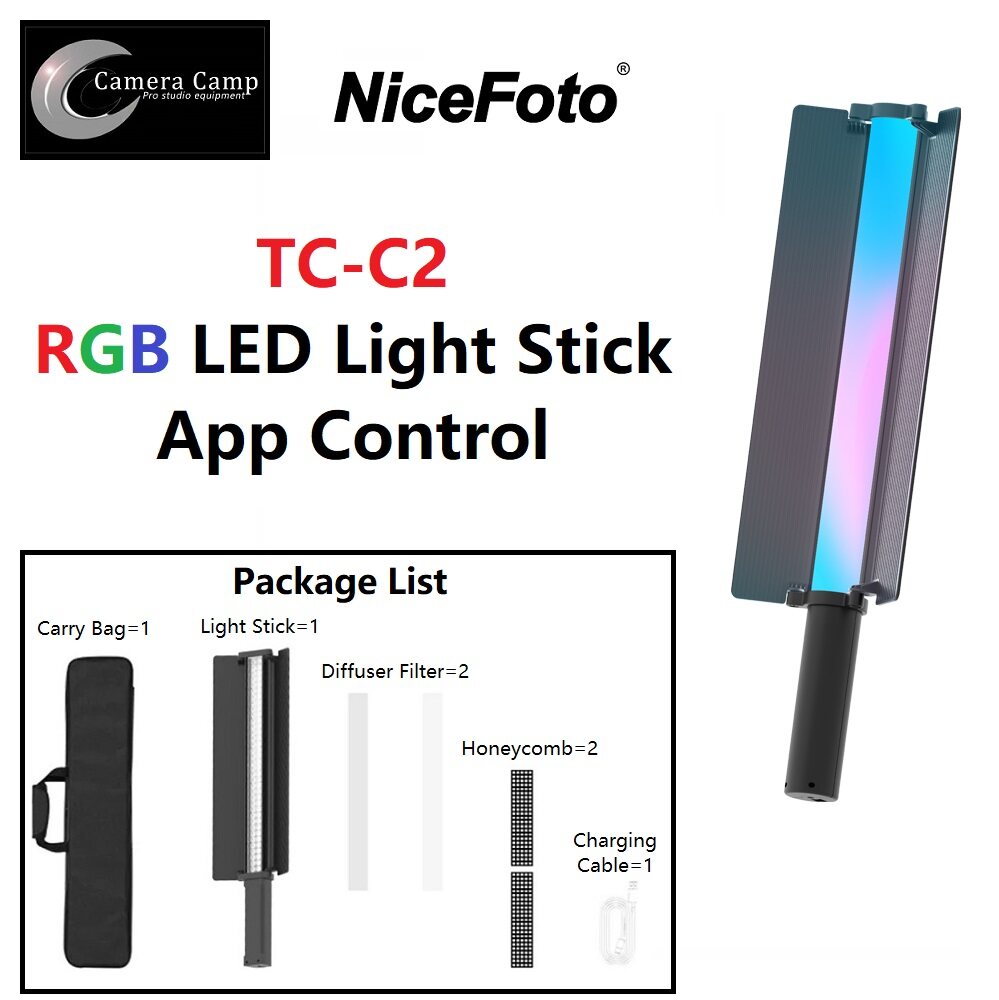 Nicefoto TC-C2 RGB LED Light Stick | Lazada