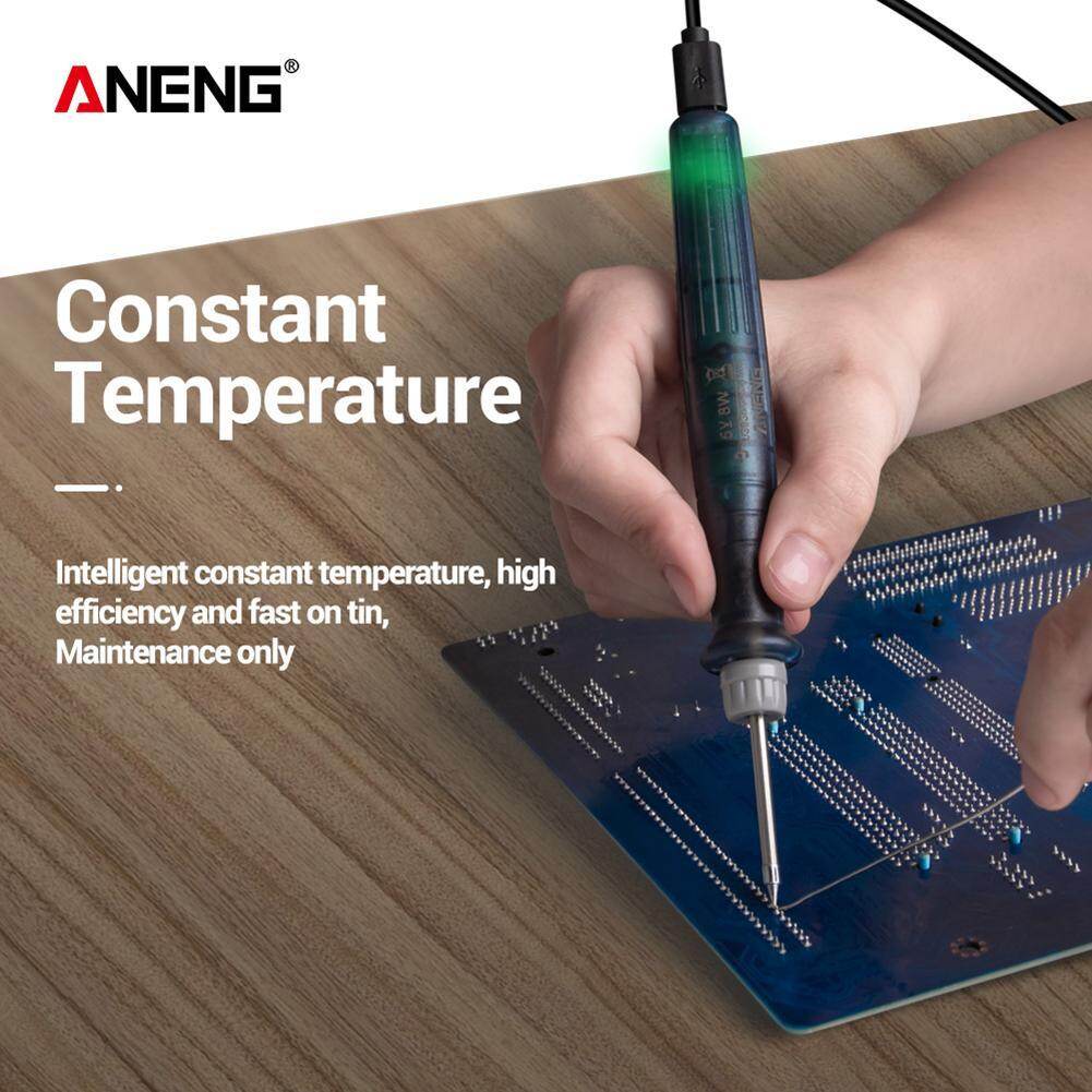 ANENG LT002 Mini Portable Electric USB Soldering Iron Pen Welding Tools ...