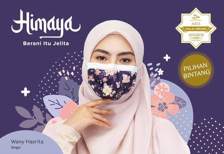 HIMAYA 3Ply Premium Medical Hijab Head Loop Face Mask 10Pcs Per Pack ...