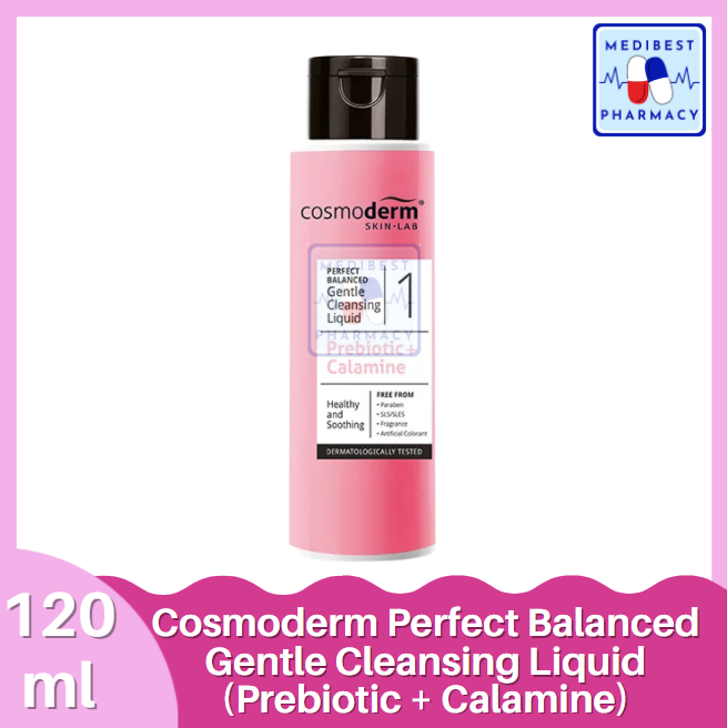 Cosmoderm Perfect Balanced Gentle Cleansing Liquid (Prebiotic ...