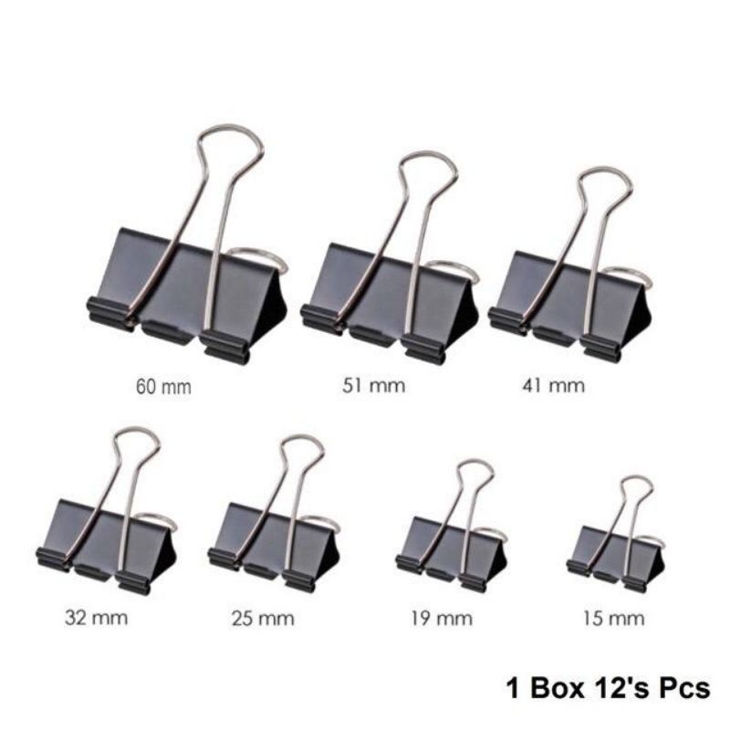 Astar Binder Double Clip 15mm 51mm 12pcs Box Lazada