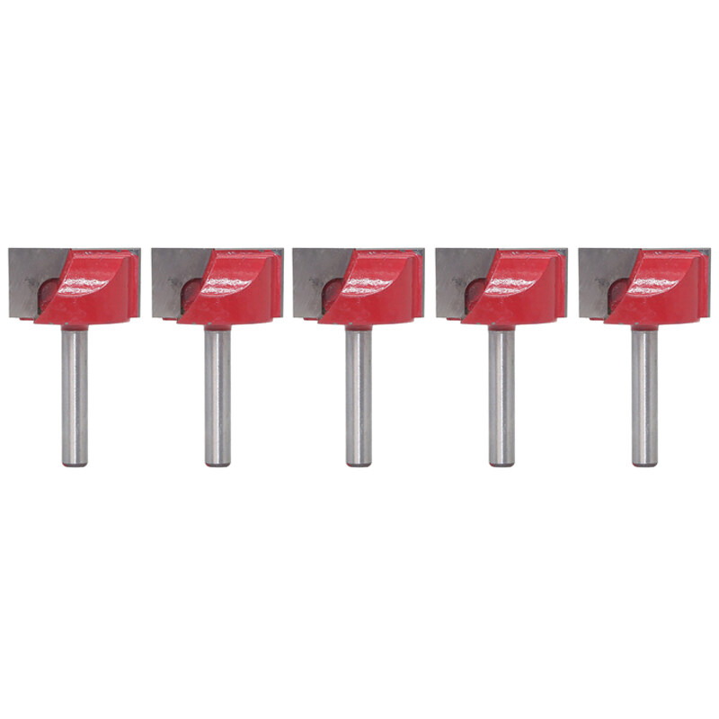 5Pcs 6Mm Shank Ball Nose Router Bits Set End Mill Round Cove Box Solid ...