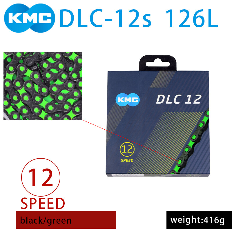 KMC DLC 11 Speed 12-Speed จักรยานเสือภูเขาเพชร Ultralight สีดำและสีแดง ...