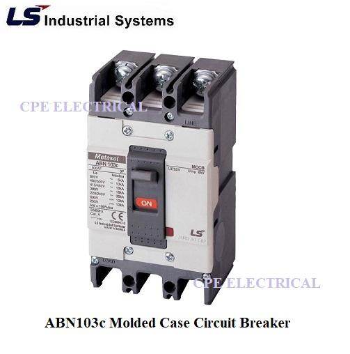LS ABN103c 75A 3 Pole MCCB Molded Case Circuit Breaker 18KA | Lazada
