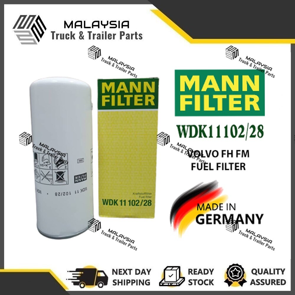 MANN FILTER WDK11102/28 VOLVO FM FH FUEL FILTER | Lazada