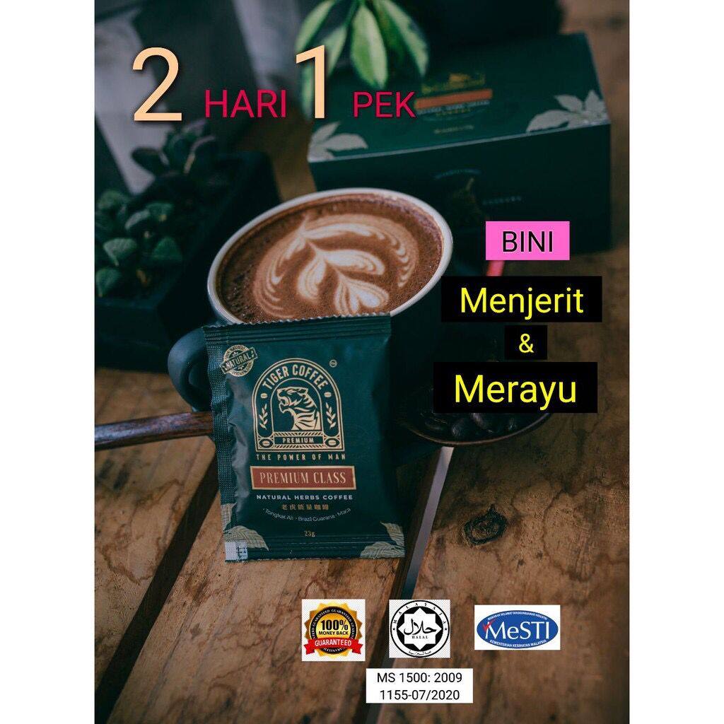 Tiger Coffee KOPI HARIMAU 100% ORIGINAL (The Power Of Man) KERAS TAHAN ...
