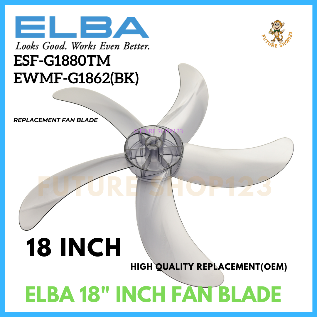 Elba ESF-G1880TM 18" fan blade Replacement/elba 18inch fan blade 5 ...