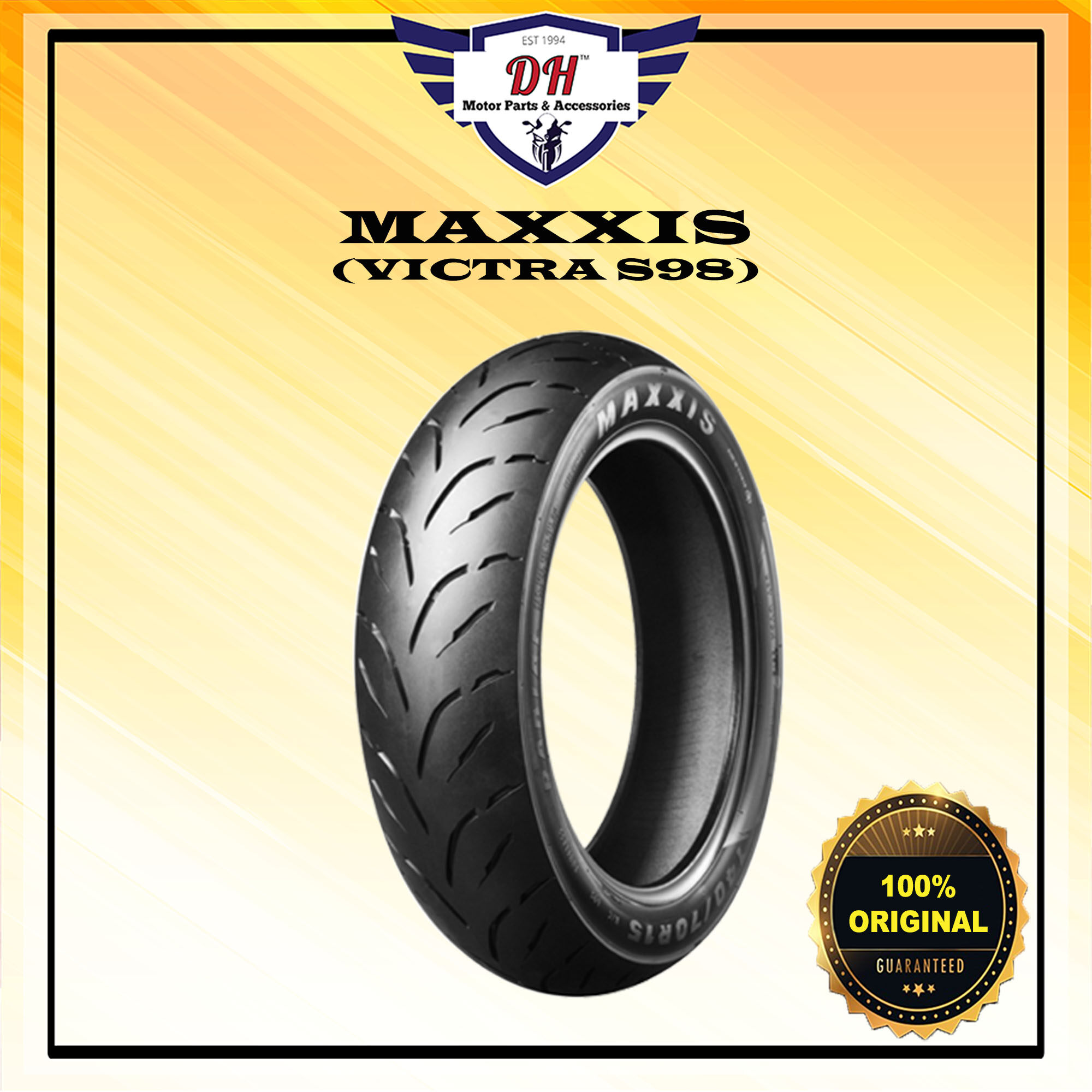 MAXXIS TYRE MOTORCYCLE SCOOTER VICTRA S98 TUBELESS TAYAR | Lazada