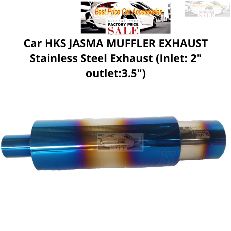 Car HKS JASMA MUFFLER EXHAUST Stainless Steel Exhaust (Inlet: 2" outlet ...