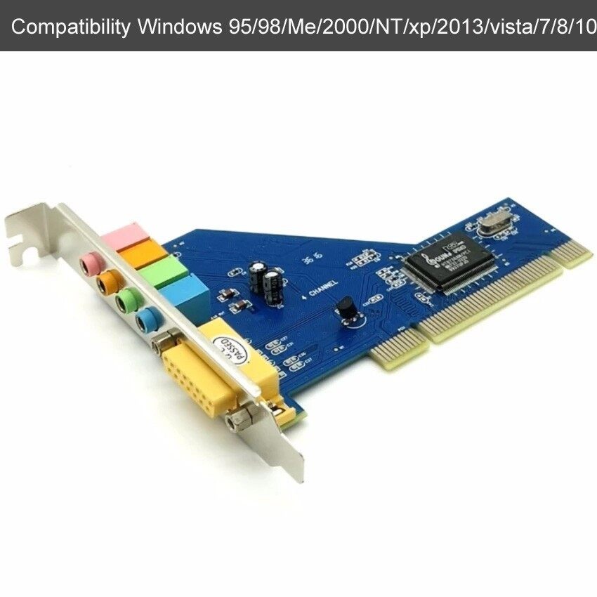 CMI 8738 - 4 Channel Pci Sound Card For Desktop Pc | Lazada