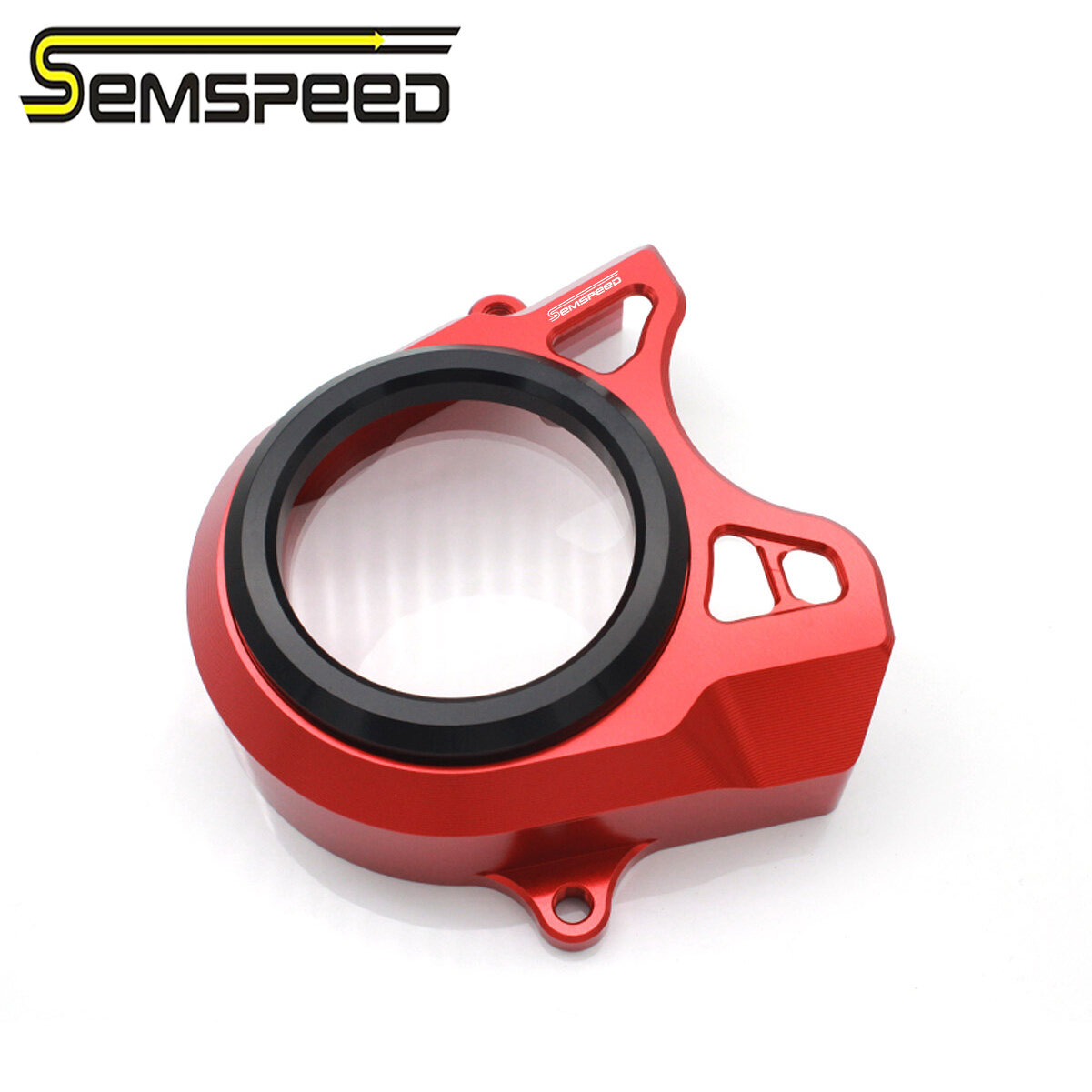 SEMSPEED Motorcycle CNC Chain Guard Sprocket Cover Protection For ...