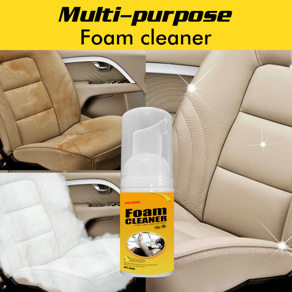 100/150 ML Universal Multi-Purpose Car Foam Cleaner Auto Leather Car Seat Interior Clean Wash ...