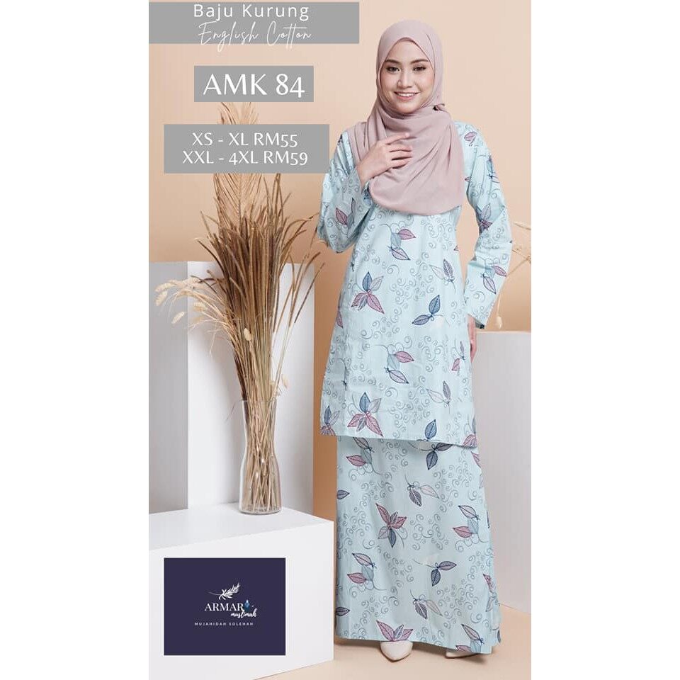BAJU KURUNG PESAK COTTON YANG SEJUK SELESA DAN MENYERAP PELUH,AMK 84 ...