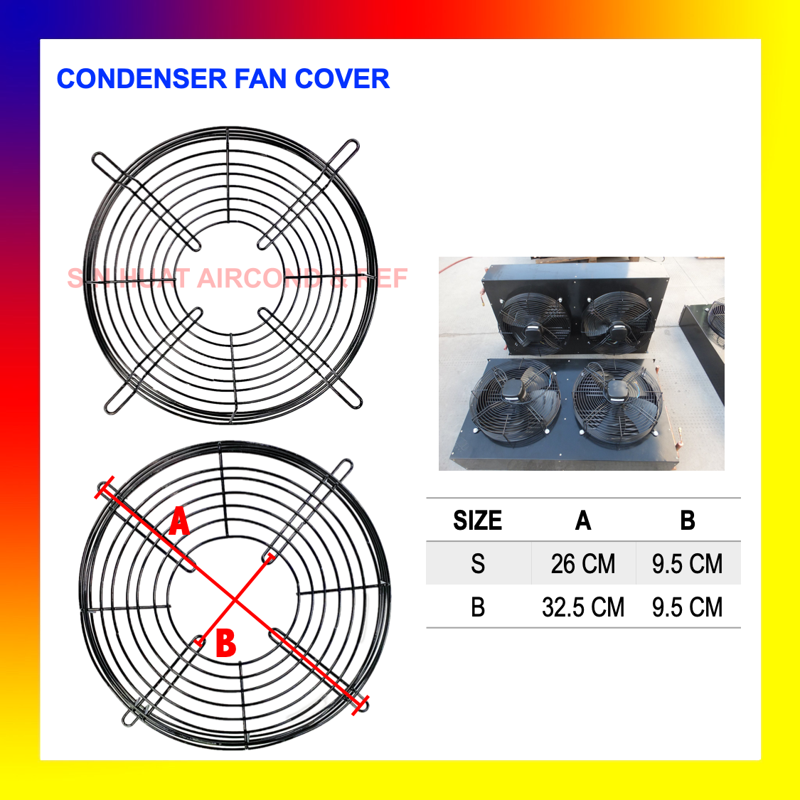 CONDENSER FAN COVER COLDROOM REFRIGERATOR | Lazada