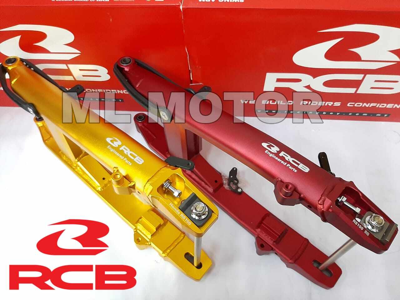 RCB RB Racing Boy Swing Arm RS150 Original Gold Red Orange 01SA008 | Lazada