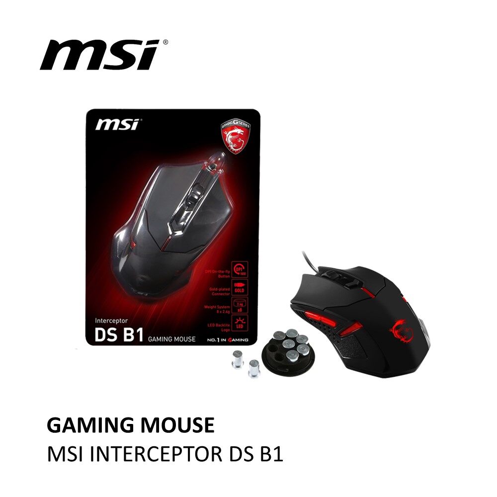 MSI INTERCEPTOR DS B1 GAMING MOUSE | Lazada