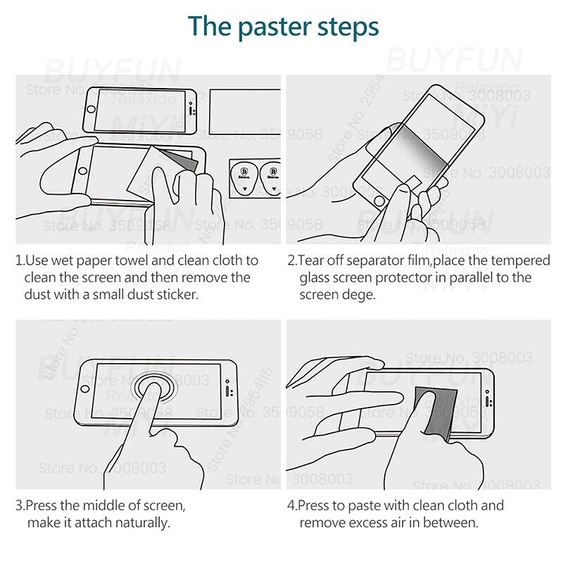 SGP Hybrid 5Pcs กระจกนิรภัยสำหรับ Samsung Galaxy A33 A53 A73 A23 A13 A03 A72 A52s A42 A32 A22 ...