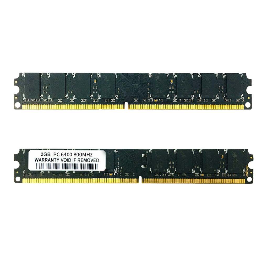 New For 2GB DDR2 PC2-6400U 800MHz 1.8V CL6 Computer Non-ECC W22 DIMM ...