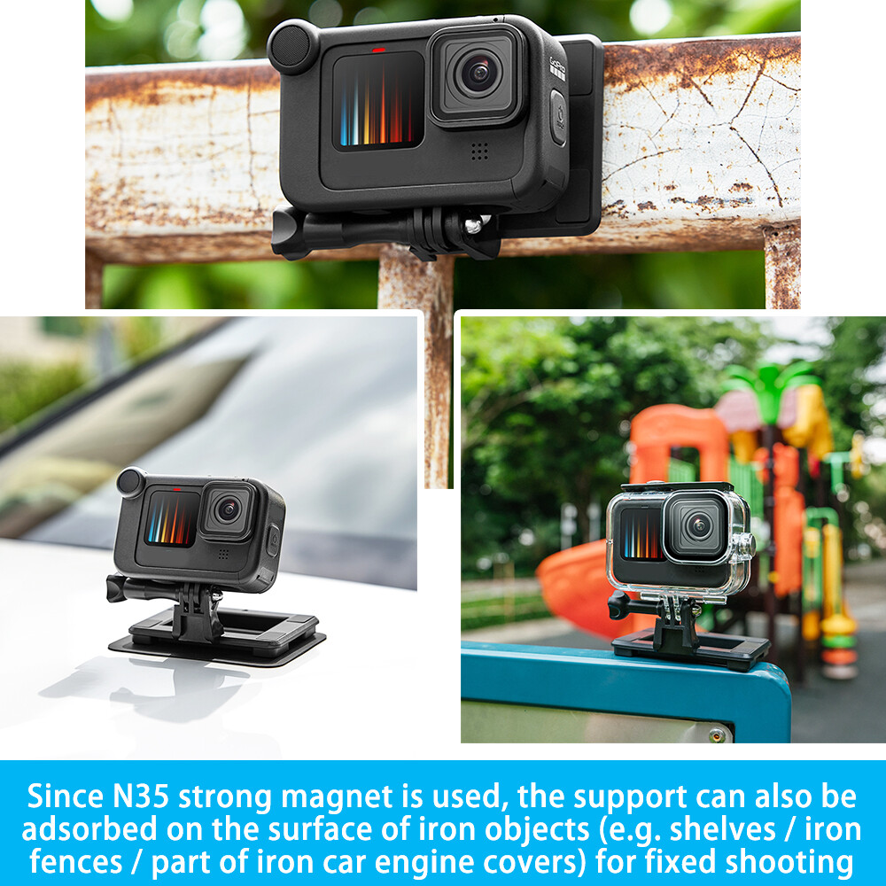 Magnetic Mount Action Quick Release กล้อง Mount Adapter สำหรับ GoPro ...