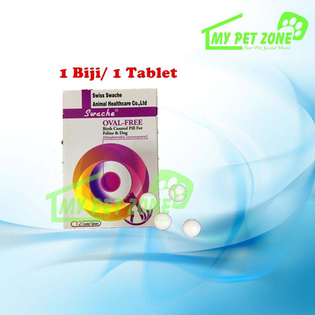 Oval Free Pill for Dog and Cat / Ubat Perancang Kehamilan Kucing Anjing ...