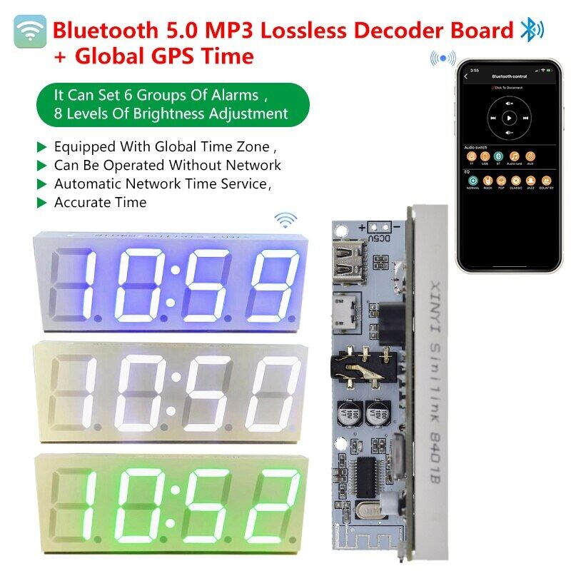 diymore Bluetooth Decoder Board, Stereo Audio Module, Wifi Timing ...