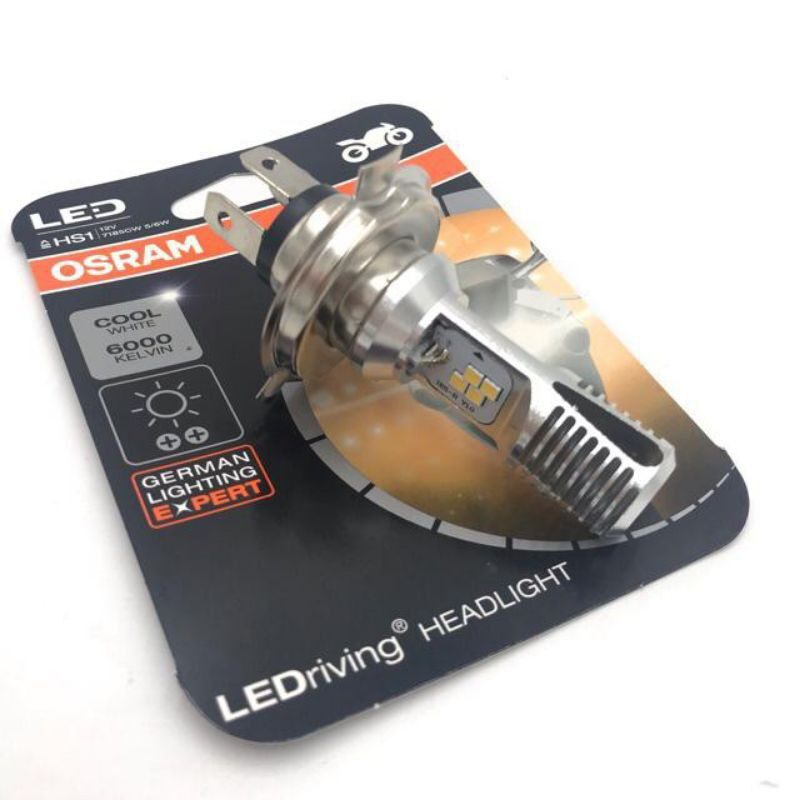 OSRAM T19 PX15D MOTORCYCLE HS1 H4 LED HEADLIGHT BULB HI / LO BEAM MOTOR ...