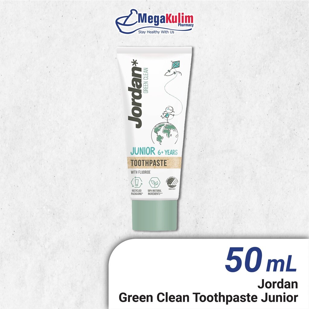 Jordan Green Clean Toothpaste Adult 75mL / Kids 50mL | Lazada