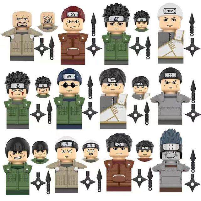 【hot】 Mini Naruto Sasuke Kakashi Akatsuki Building Blocks Set Anime ...