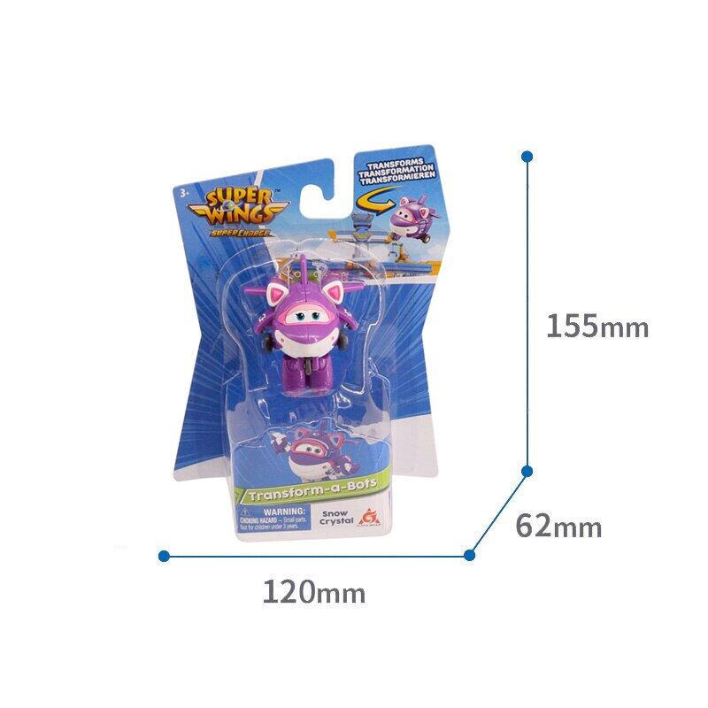 Mini Deformation Airplane Robot Toy Action Figures Super Wing Zoey