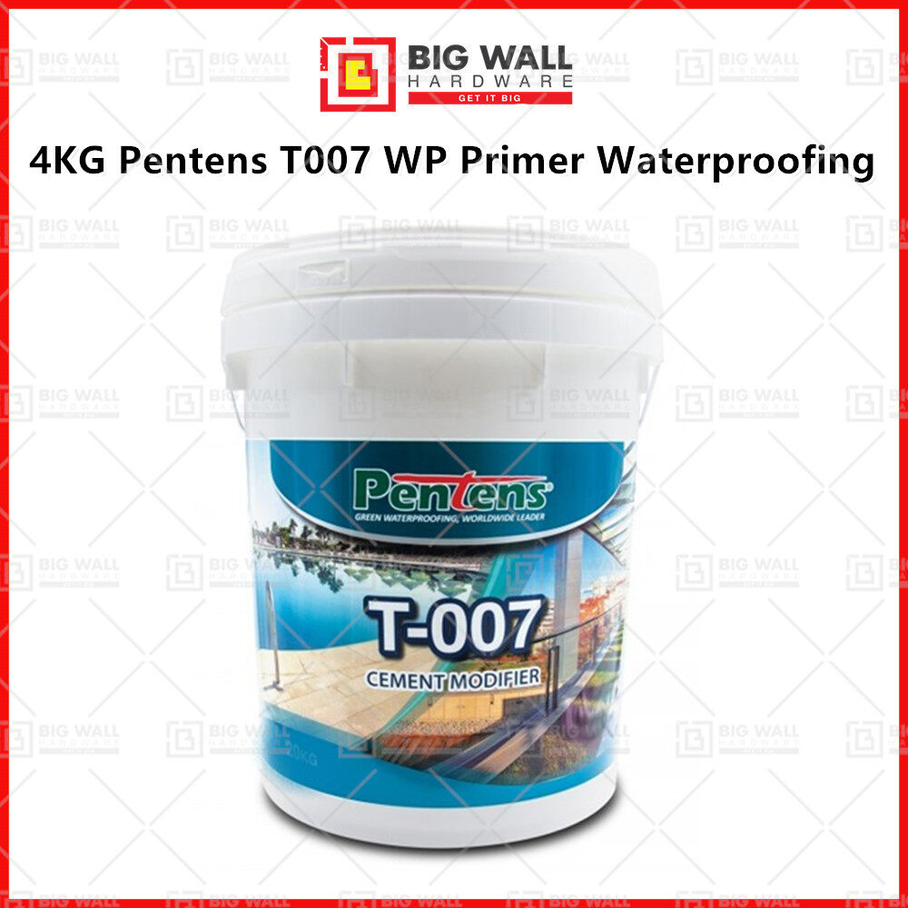 4KG Pentens T007 WP Primer Waterproofing / 防水涂料底漆 Big Wall Hardware ...